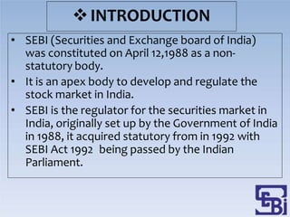 sebi presentation useful for bussiness analytics | PPT