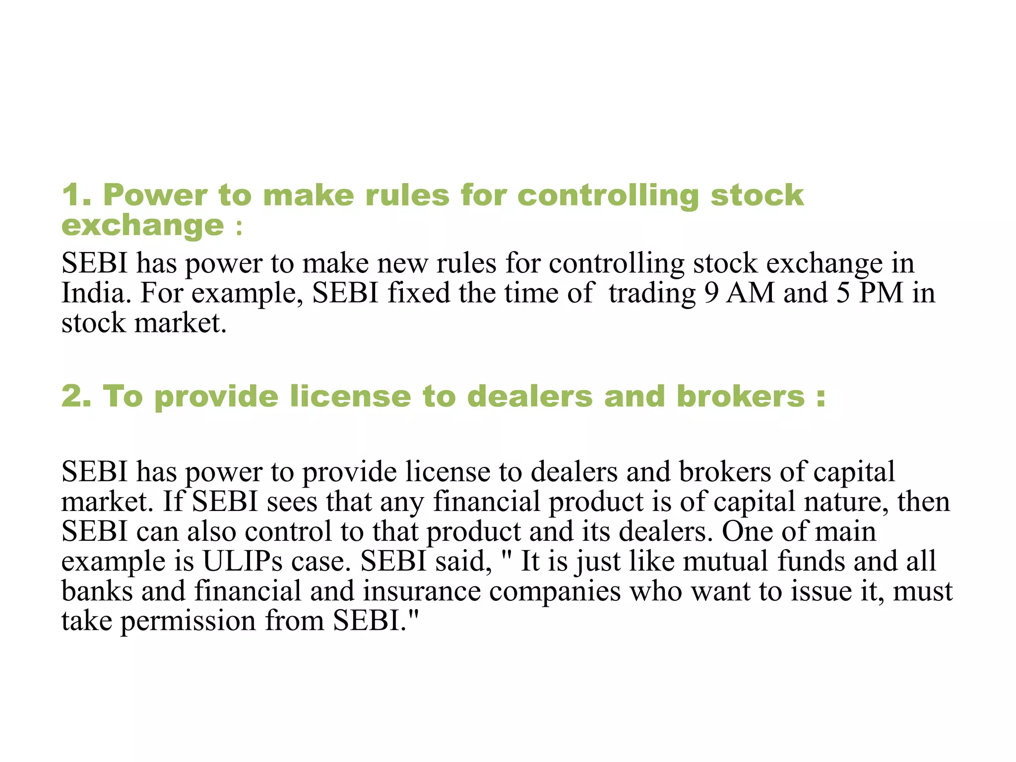 Sebi regulations | PPTX