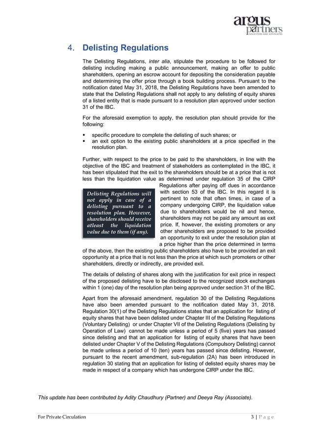 Sebi Regulations and IBC | PDF | Business Accounting & Finance | Business