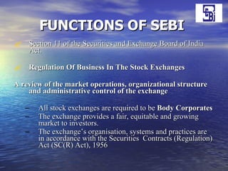 Sebi role and_functions | PPT