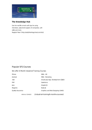 Best Industrial Training company courses in Mohali Chandigarh | PDF