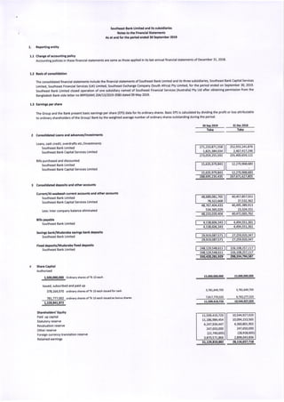 General Banking Activities of SEBL | PDF