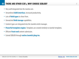 Simon Dowdles - Seblod CCK | PDF | Web Design and HTML | Internet