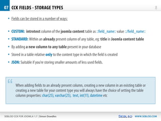 Simon Dowdles - Seblod CCK | PDF | Web Design and HTML | Internet