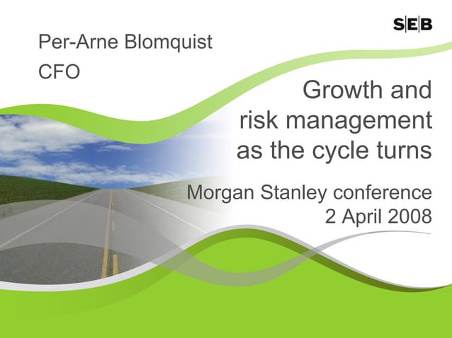 SEB Morgan Stanley Conference April 2008 | PPT