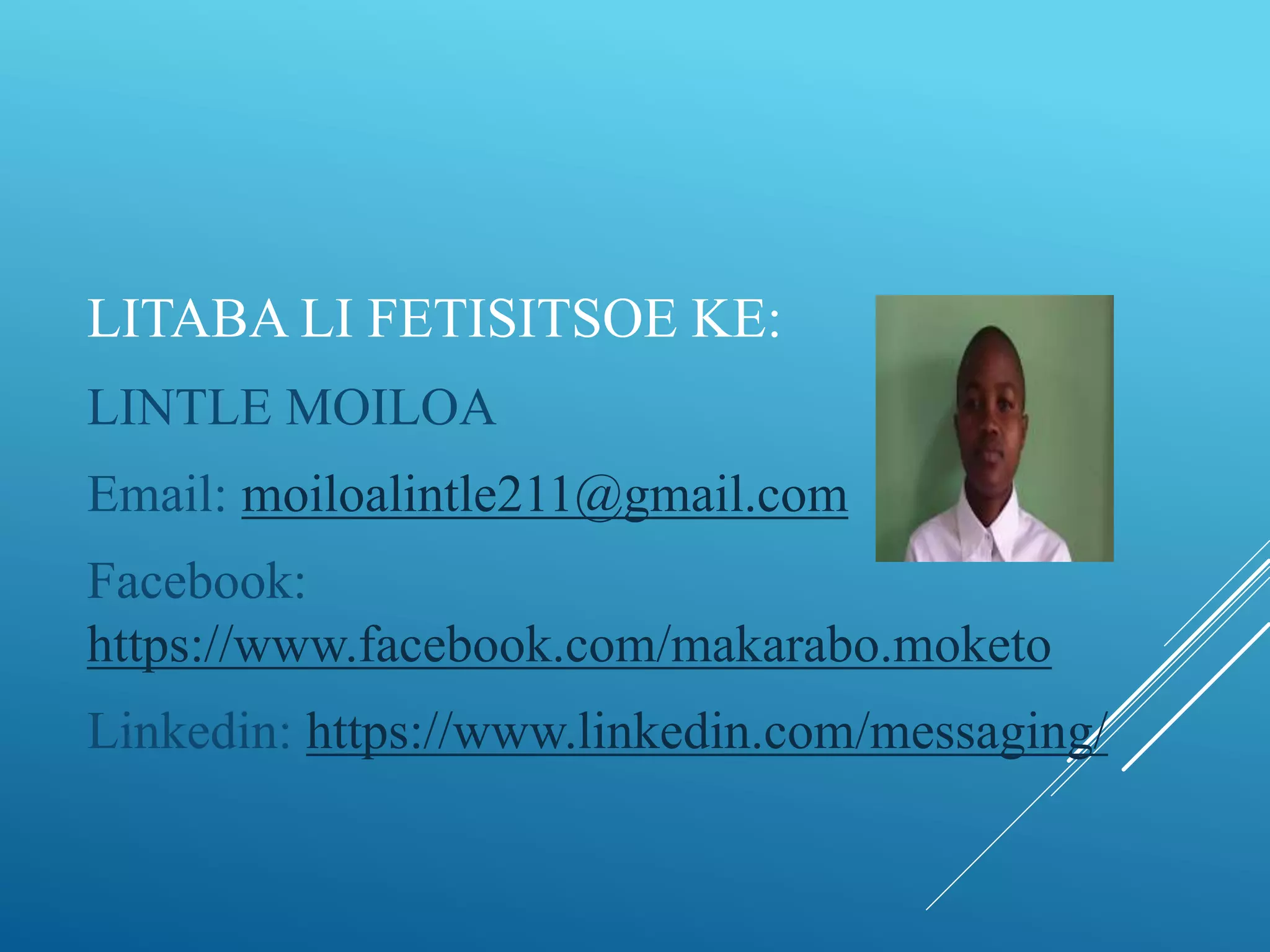 SEBOKO SA BAFOKENG | PPTX