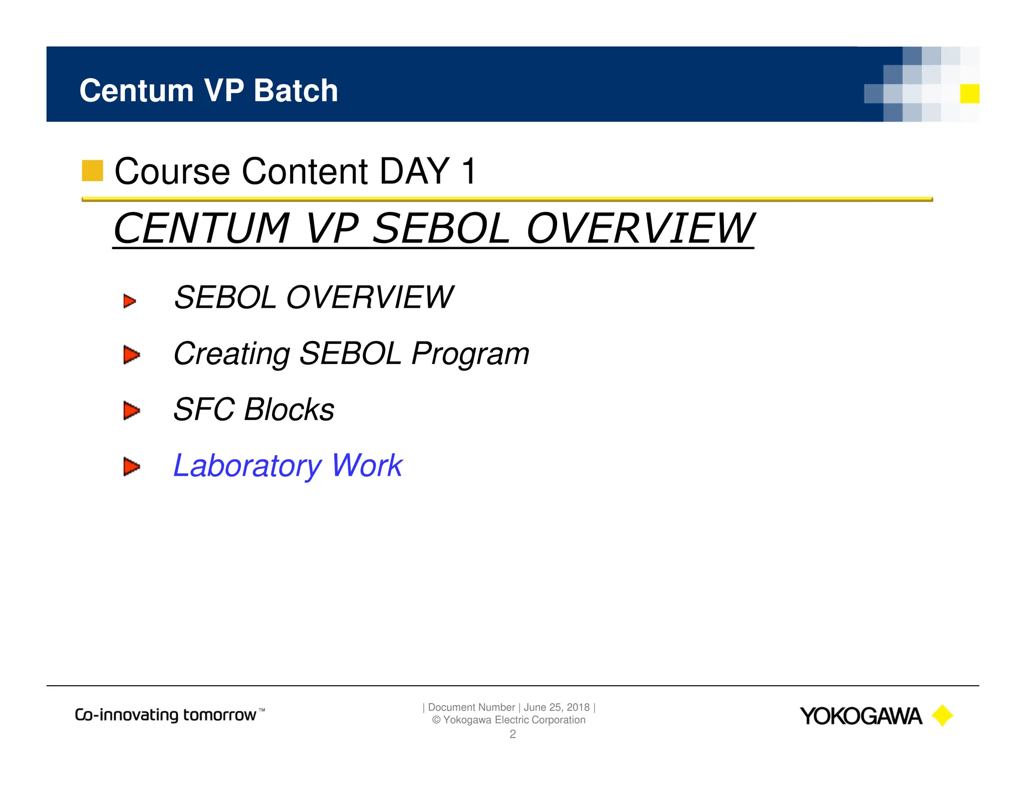SEBOL_DAY1_r0.00 for yokogawa sebol programing | PDF