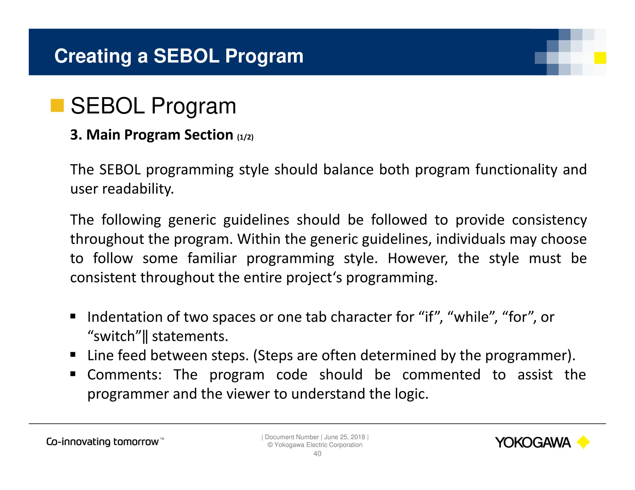 SEBOL_DAY1_r0.00 for yokogawa sebol programing | PDF