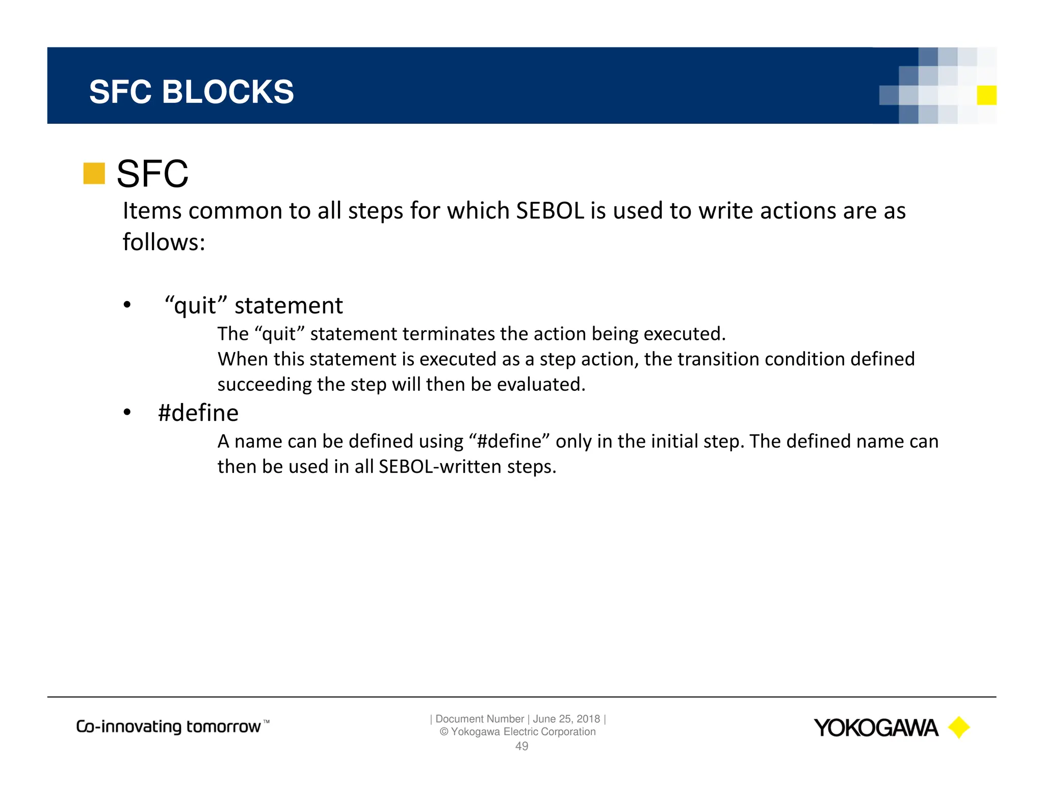 SEBOL_DAY1_r0.00 for yokogawa sebol programing | PDF