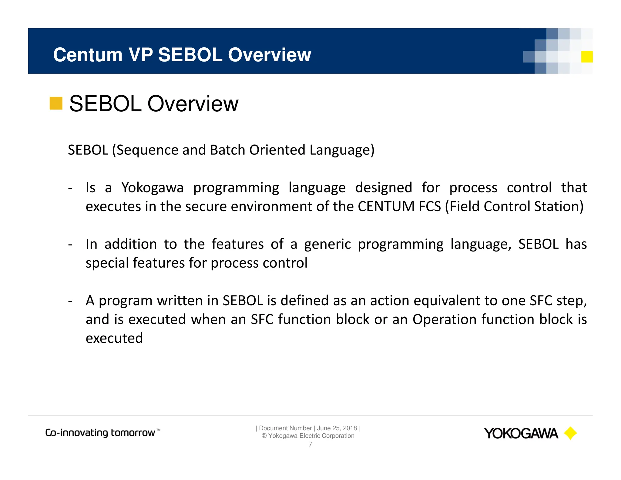 SEBOL_DAY1_r0.00 for yokogawa sebol programing | PDF