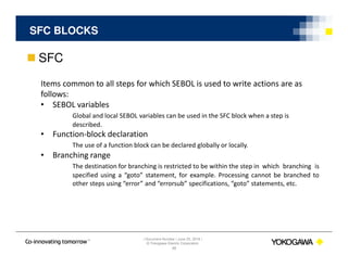 SEBOL_DAY1_r0.00 for yokogawa sebol programing | PDF