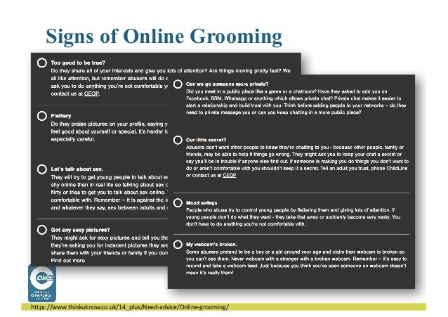 Detecting online grooming and radicalisation