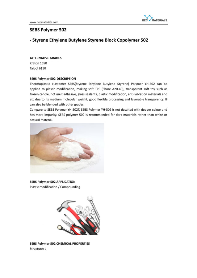 Sebs polymer 502 | PDF