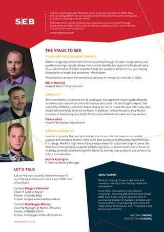 SEB IT Purchasing Success Story | PDF