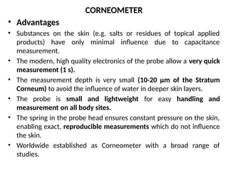 Sebumeter and Corneometer Principle and Working.pptx