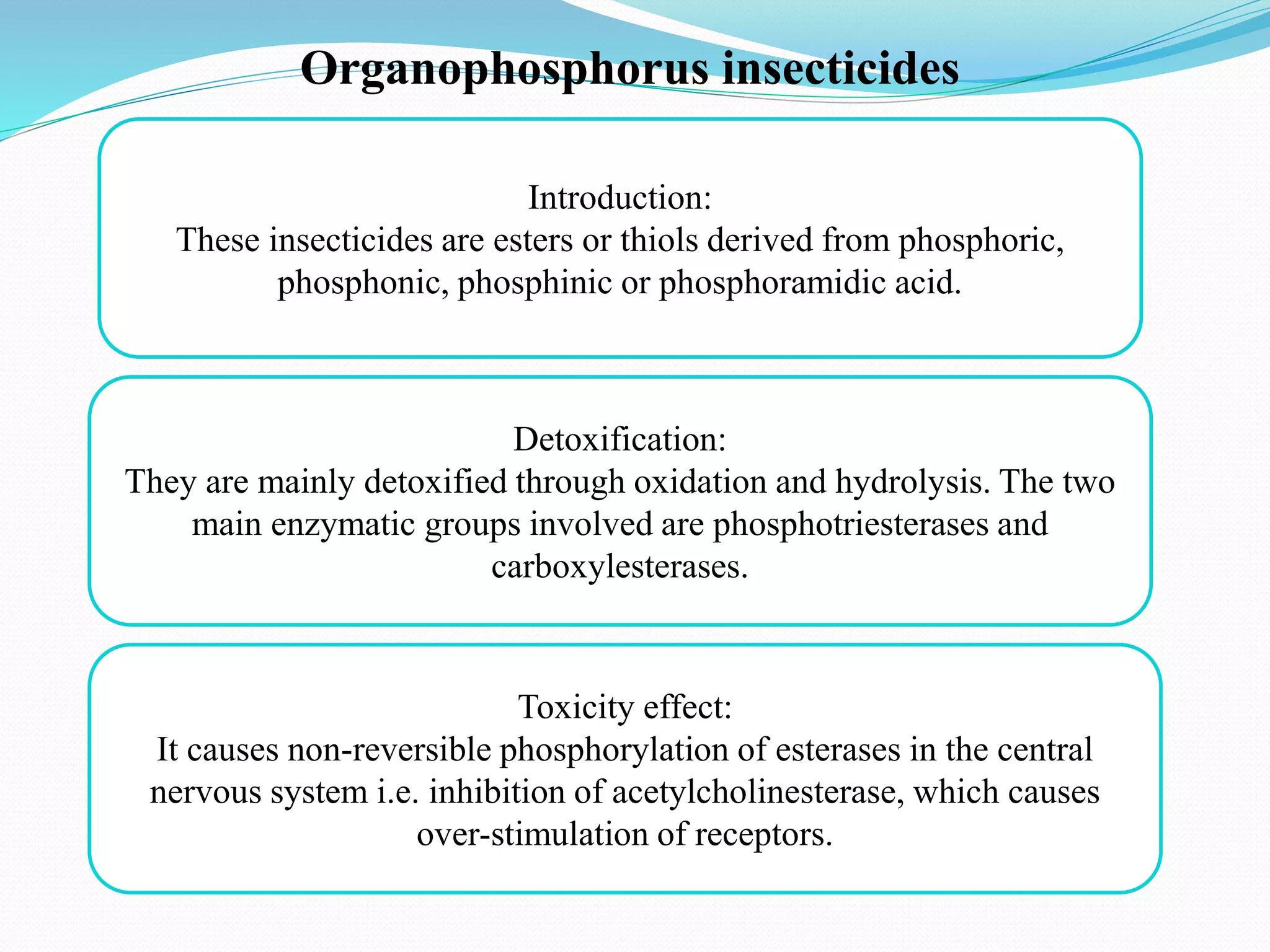 enzyme as detoxifying agent in insecticide industry | PPTX