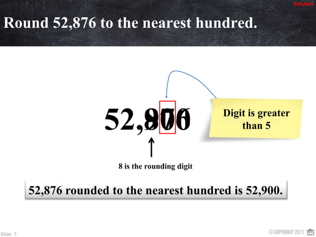 Sec. 1.1 rounding numbers (v500) | PPT