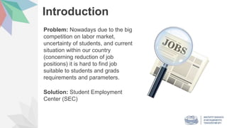 SEC (Student Employment Center) | PPTX
