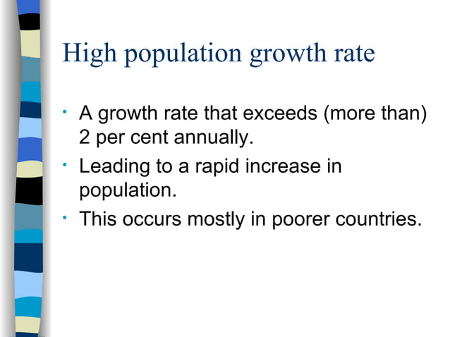 Sec 2 Na High Population Growth Rate | PPT