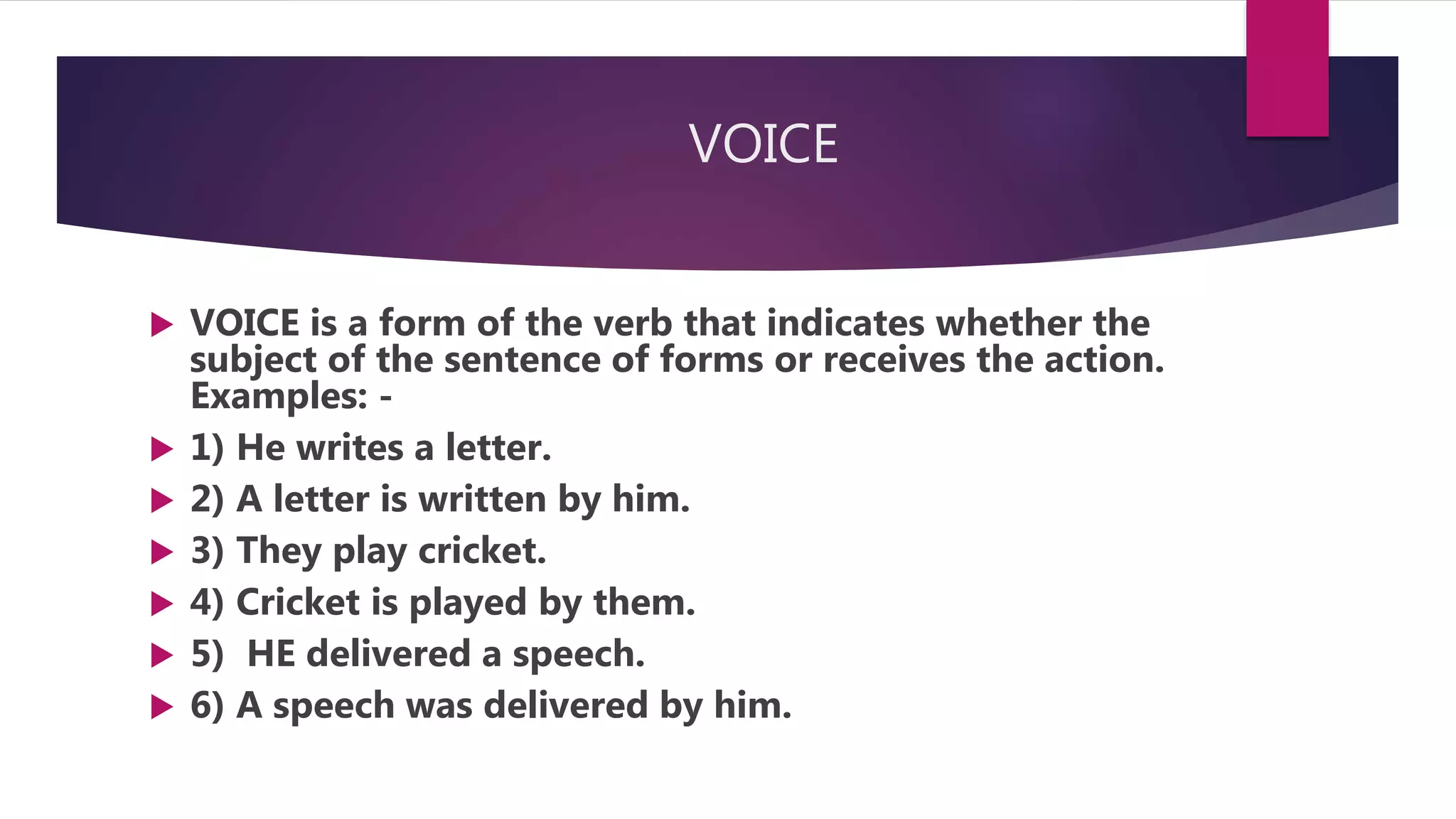 Active and passive voice of orderly / imperitive sentence | PPTX