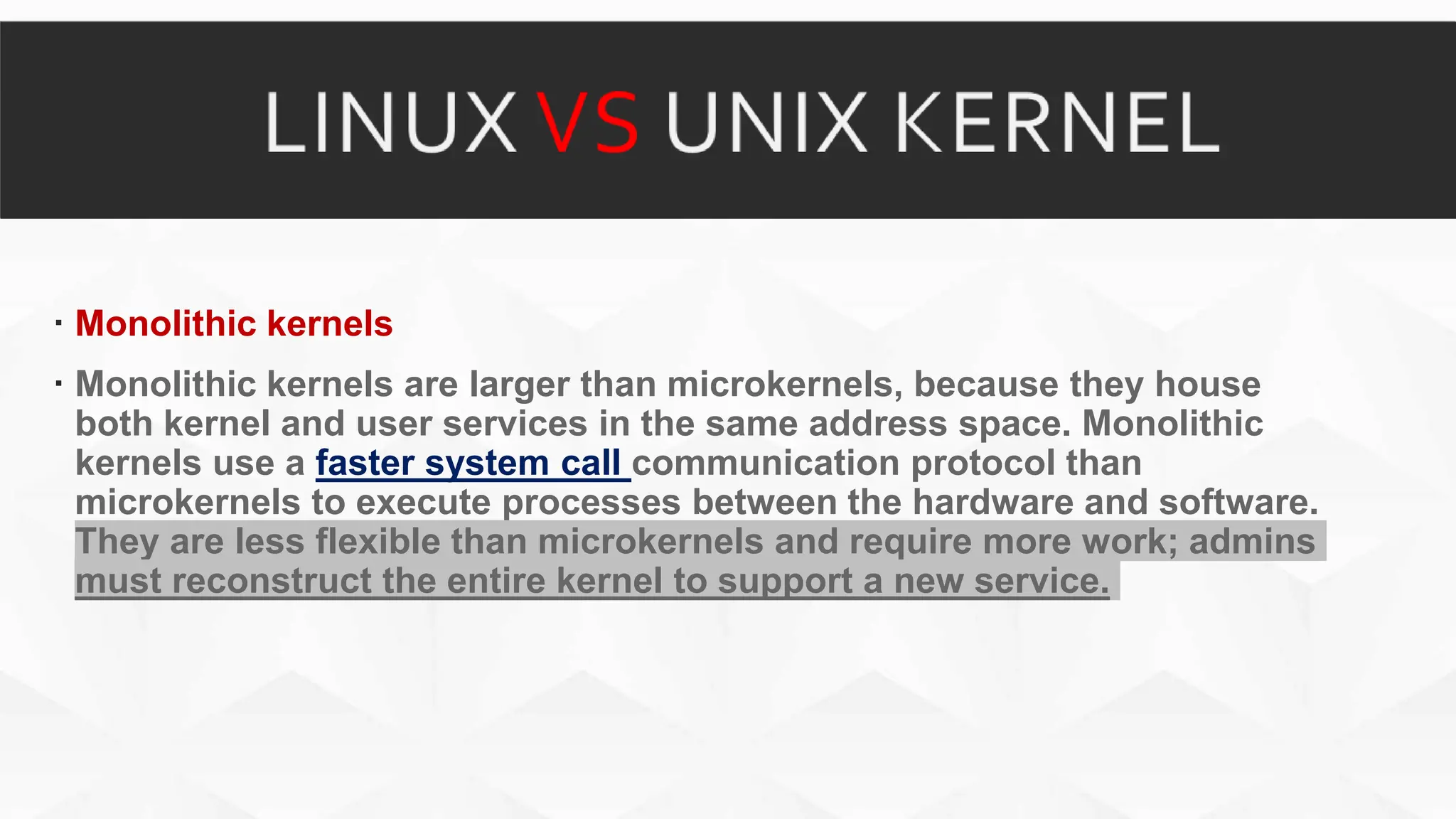 SEC.3 Linux vs Unix Kernel.pptxnnnnnnnnnnnnnnnnnnnn | PPT