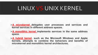 SEC.3 Linux vs Unix Kernel.pptxnnnnnnnnnnnnnnnnnnnn | PPT