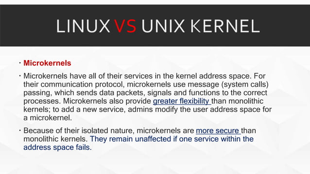SEC.3 Linux vs Unix Kernel.pptxnnnnnnnnnnnnnnnnnnnn | PPT