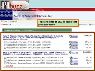 SEC Archival Records | PPT