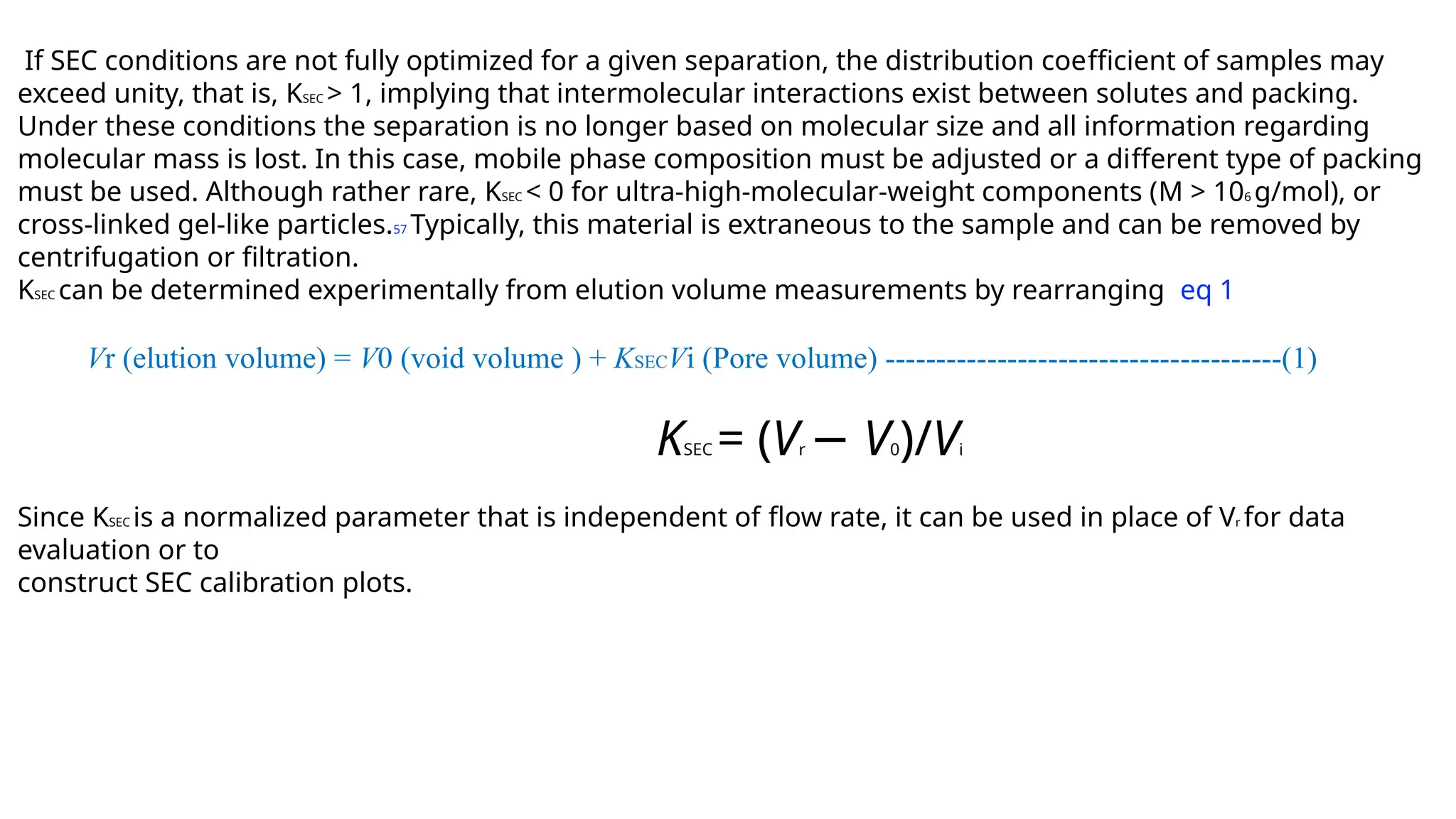 Thermodynamics of SEC chromatography. pptx | PPTX