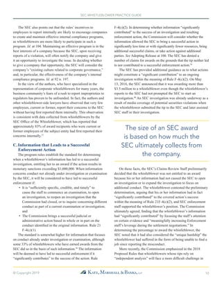 2019 SEC Whistleblower Practice Guide | PDF
