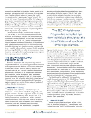 2019 SEC Whistleblower Practice Guide | PDF