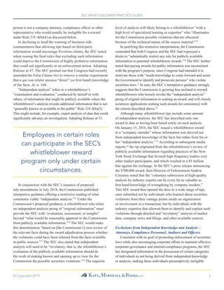 2019 SEC Whistleblower Practice Guide | PDF