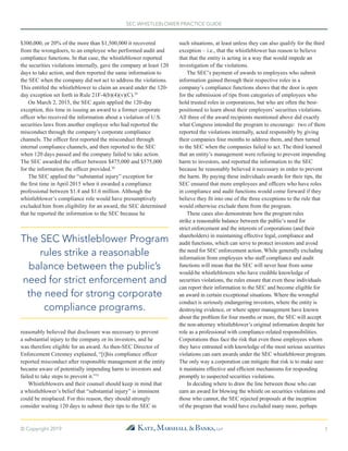 2019 SEC Whistleblower Practice Guide | PDF