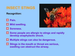 Sec1.fa10 bites and stings | PPT