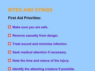 Sec1.fa10 bites and stings | PPT
