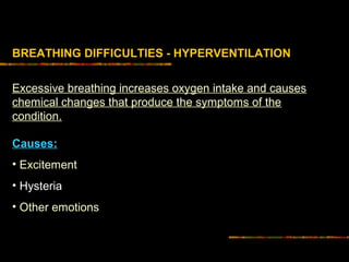 Sec1.fa2 disorders of the respiratory system | PPT | First Aid | Injuries