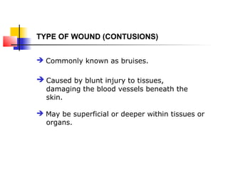 Sec1.fa4 wounds & bleeding | PPT