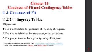 Goodness of Fit Notation | PPT