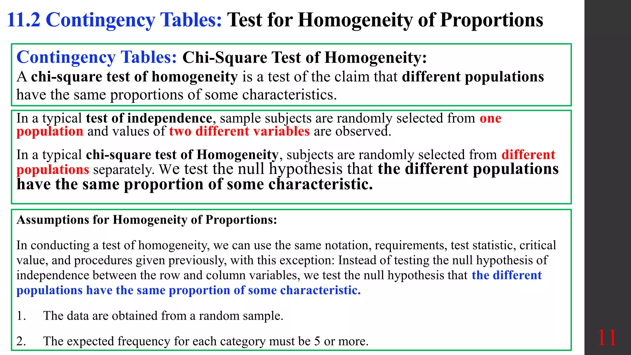 Contingency Tables | PPTX