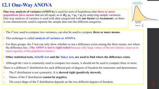 One-Way ANOVA | PPTX