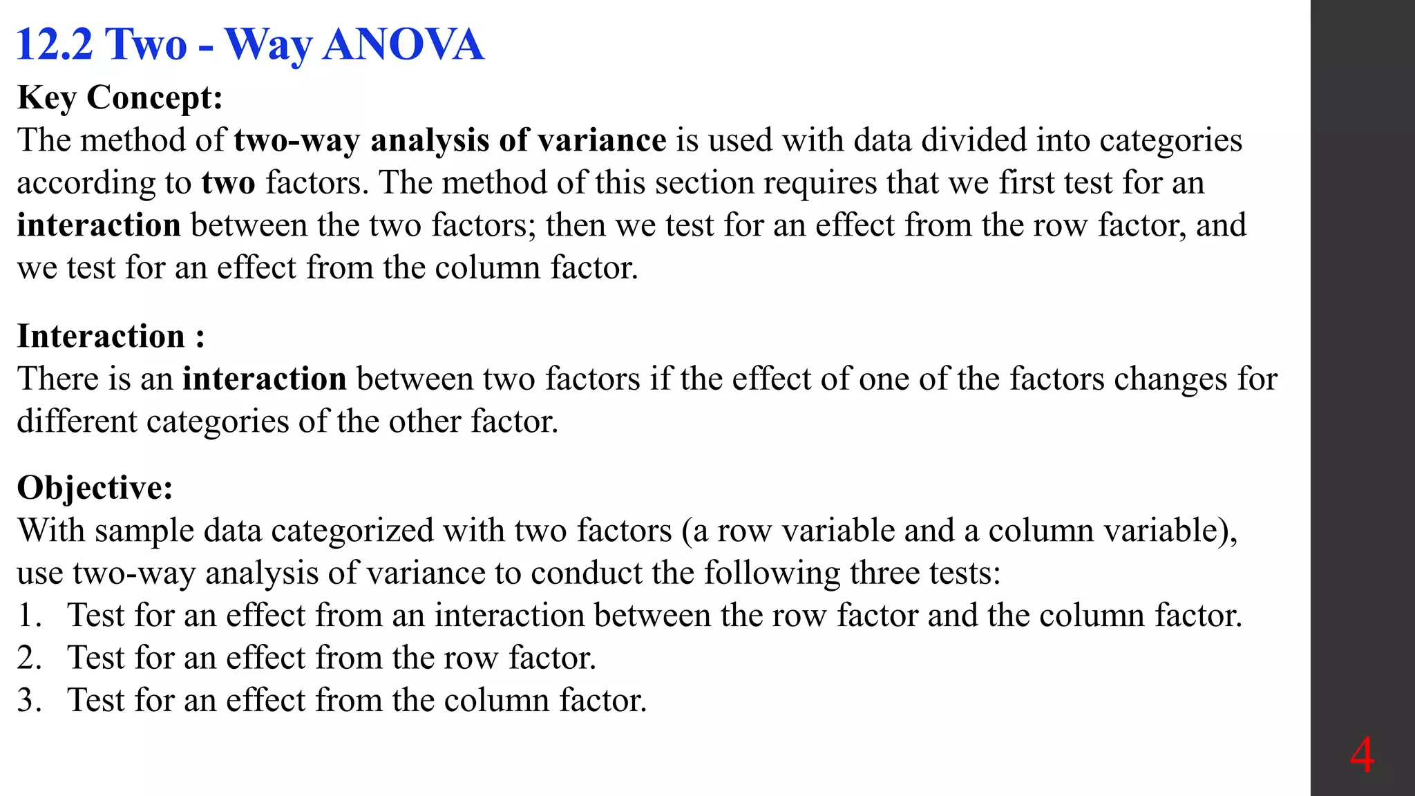 Two-Way ANOVA | PPTX