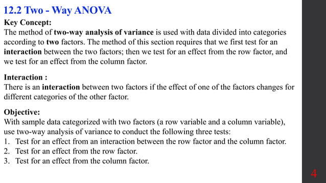 Two-Way ANOVA | PPTX