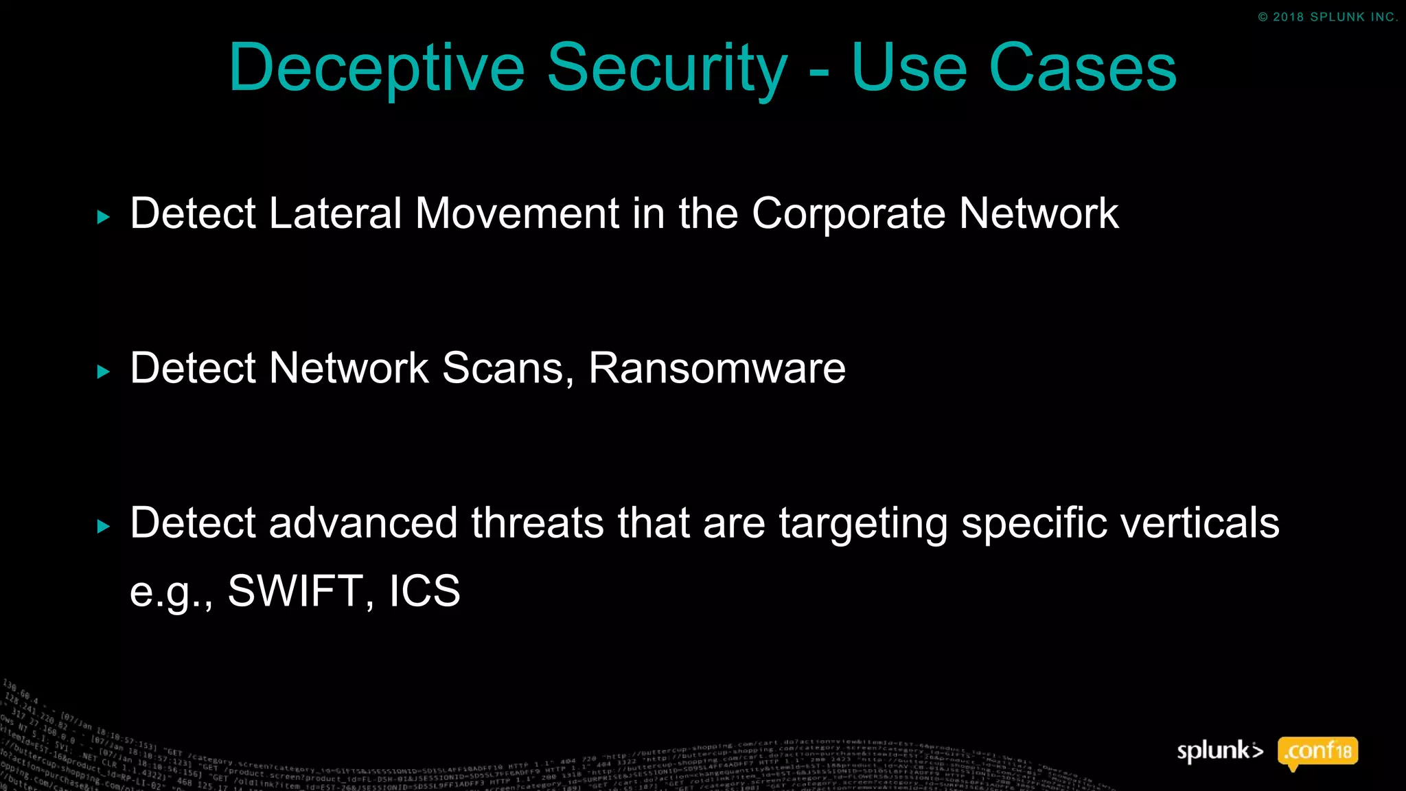Using Deception to Detect and Profile Hidden Threats | PPTX