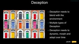 Using Deception to Detect and Profile Hidden Threats | PPTX | Computing | Technology & Computing