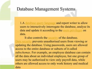 Database Management Systems | PPT