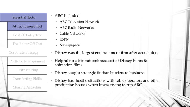 Walt disney - ABC Acquisition | PPTX