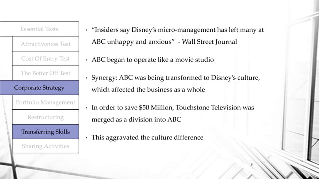 Walt disney - ABC Acquisition | PPTX