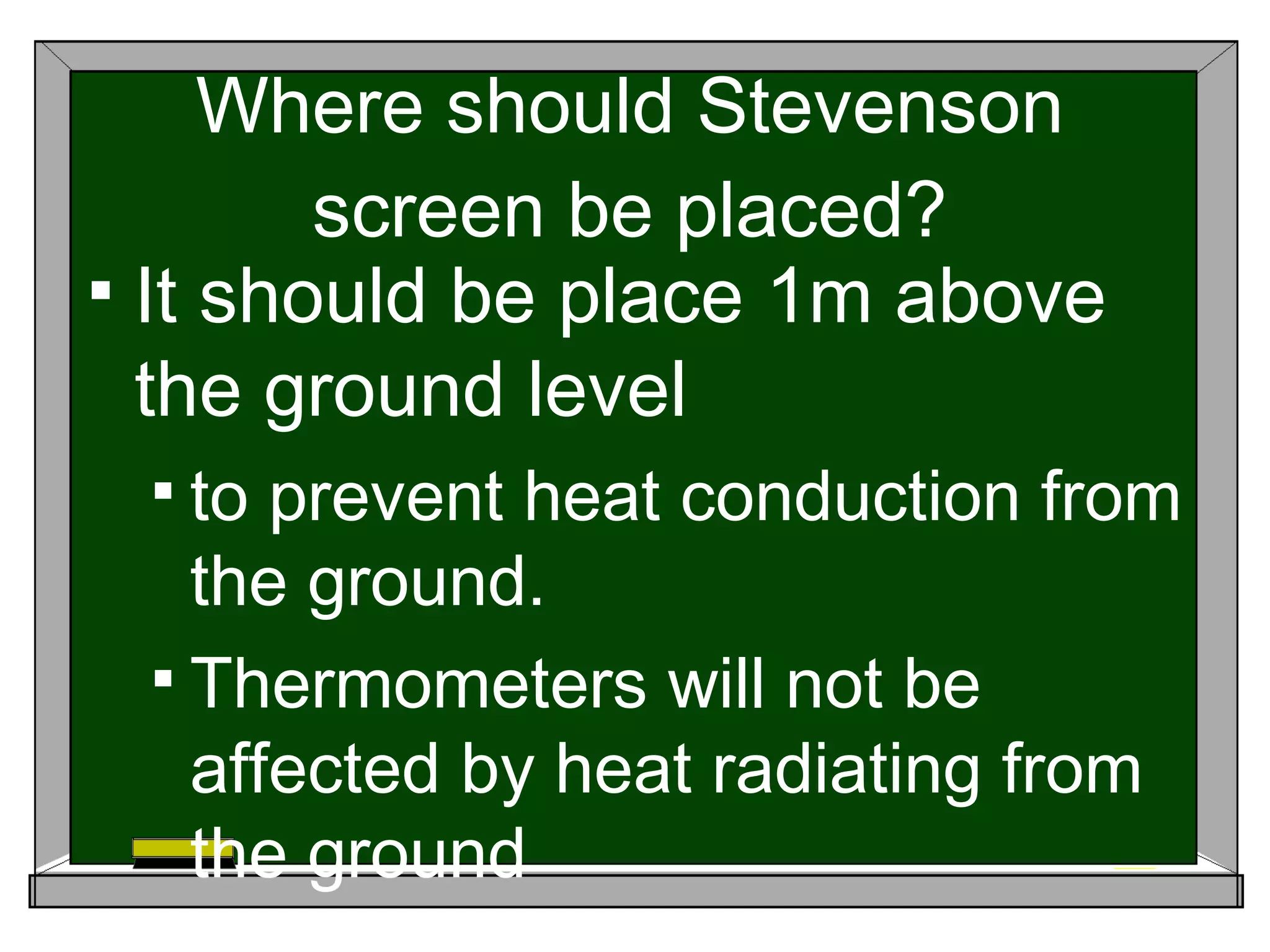 Sec 1 Stevenson Screen | PPT