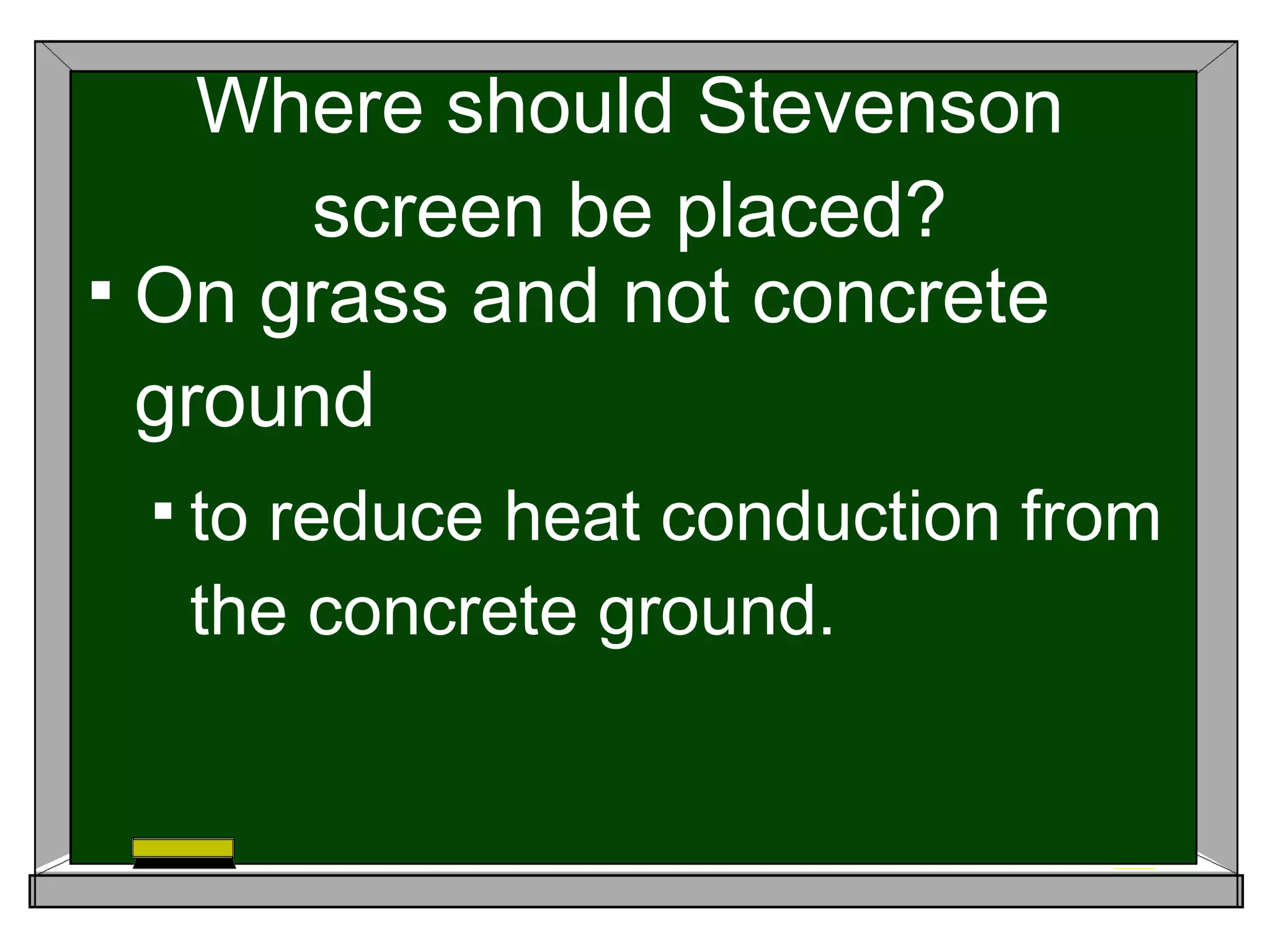 Sec 1 Stevenson Screen | PPT