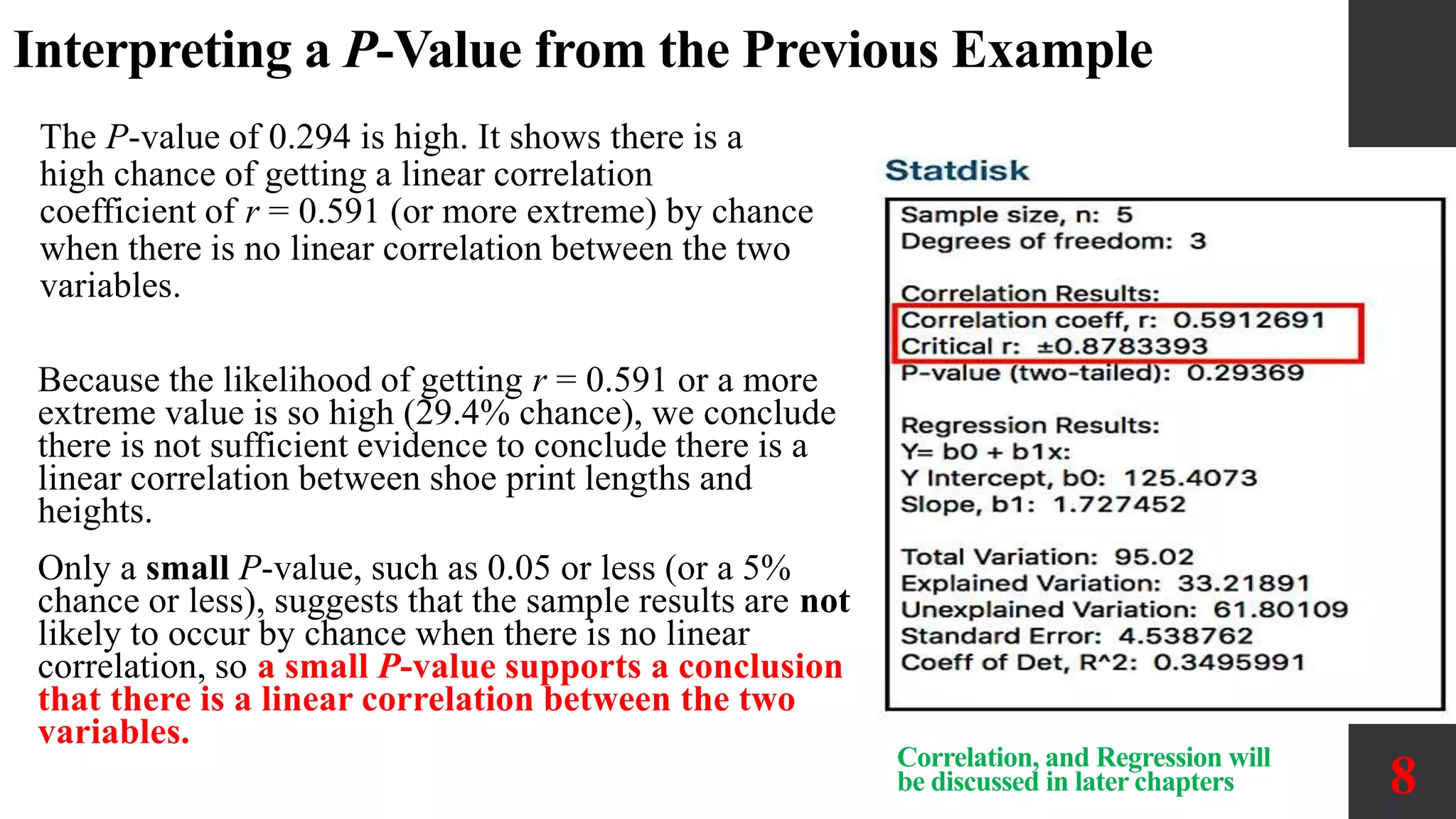 Scatterplots, Correlation, and Regression | PPT